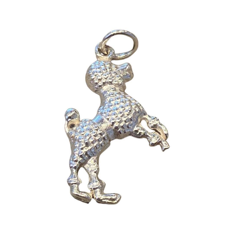 Sterling Silver Poodle Charm – Gather + You